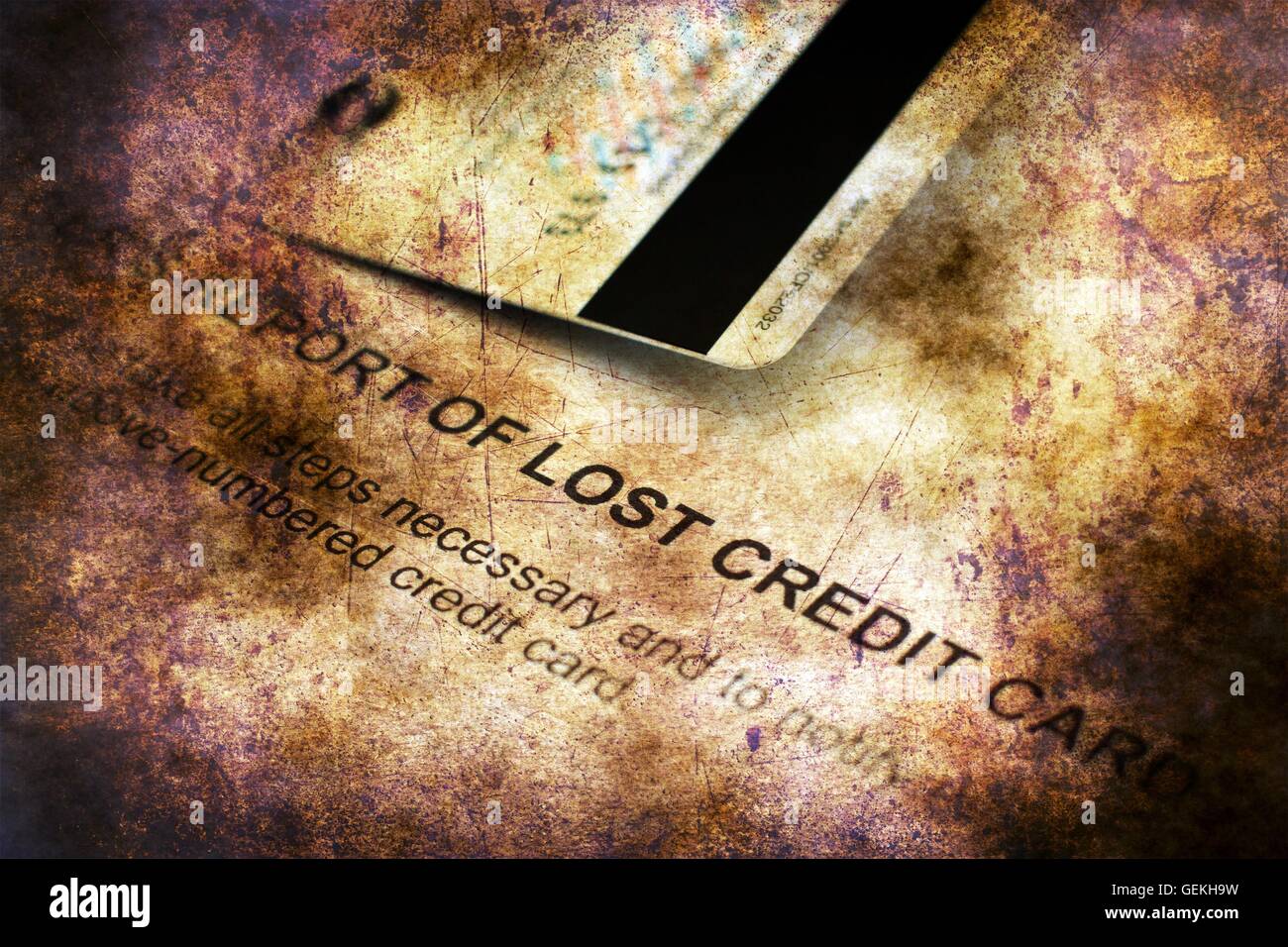 Report lost credit card identity hi-res stock photography and images ...