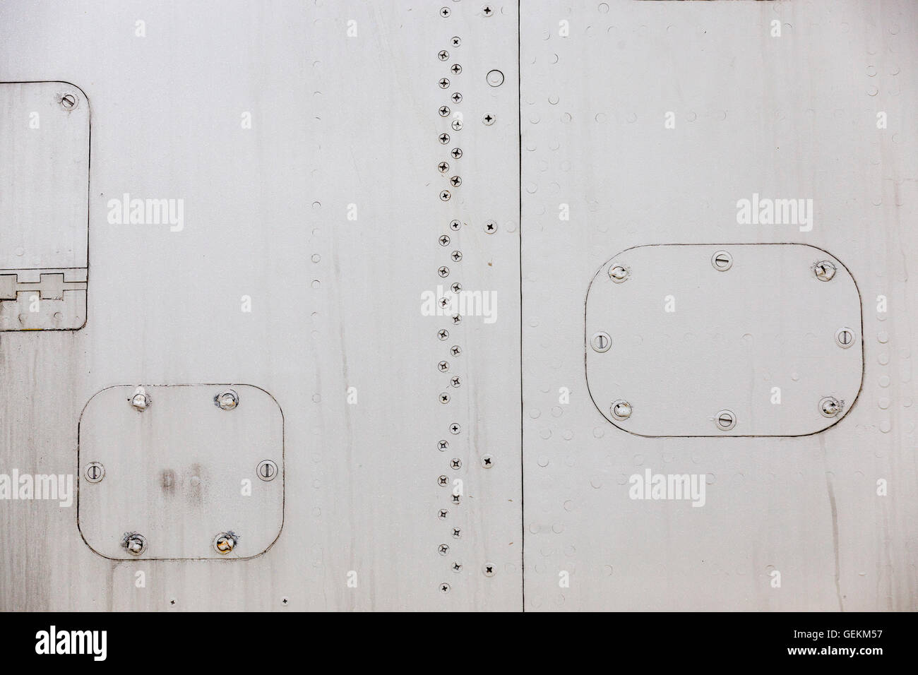 Aircraft metal cladding Stock Photo - Alamy