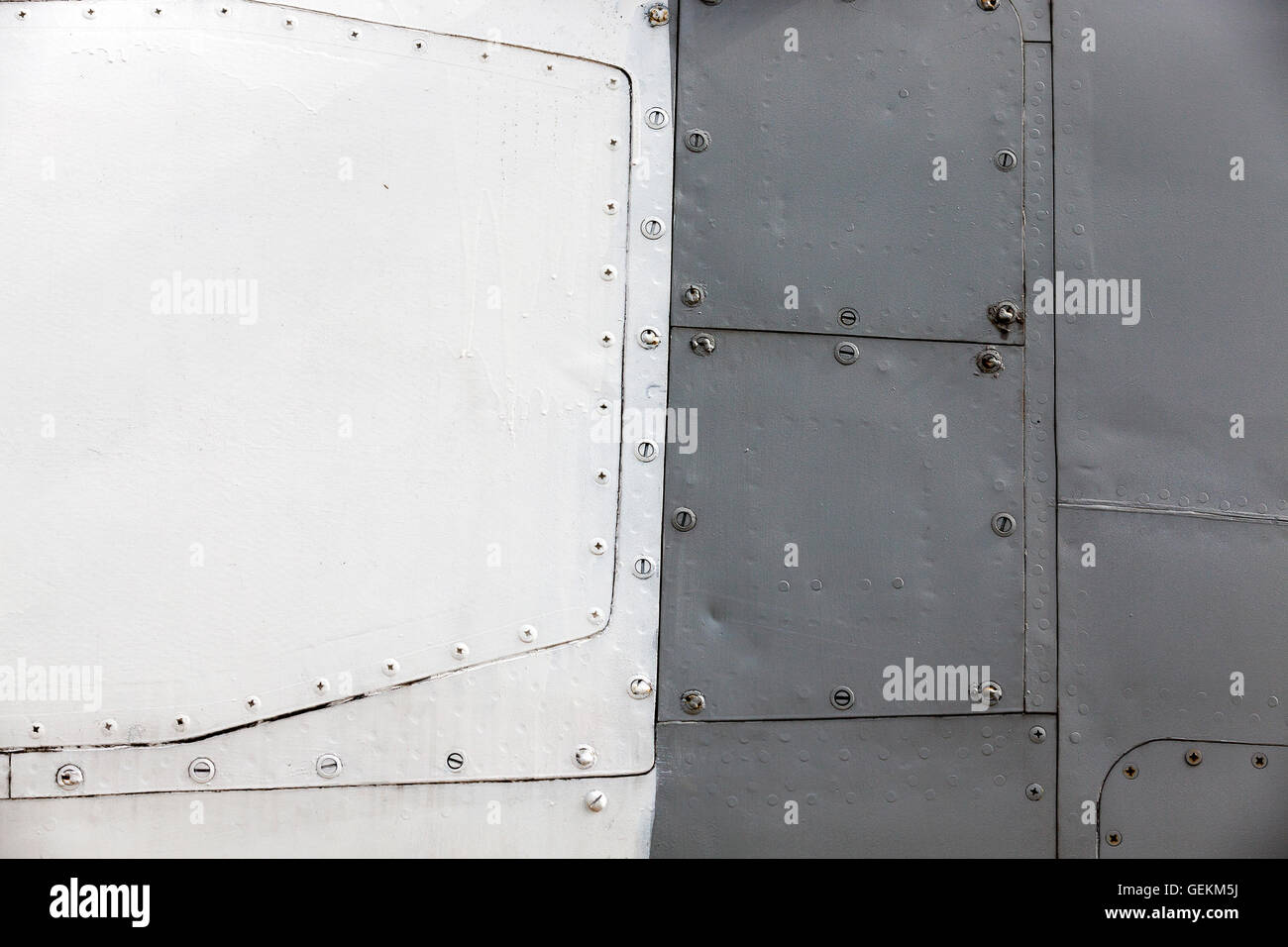 Aircraft metal cladding Stock Photo - Alamy