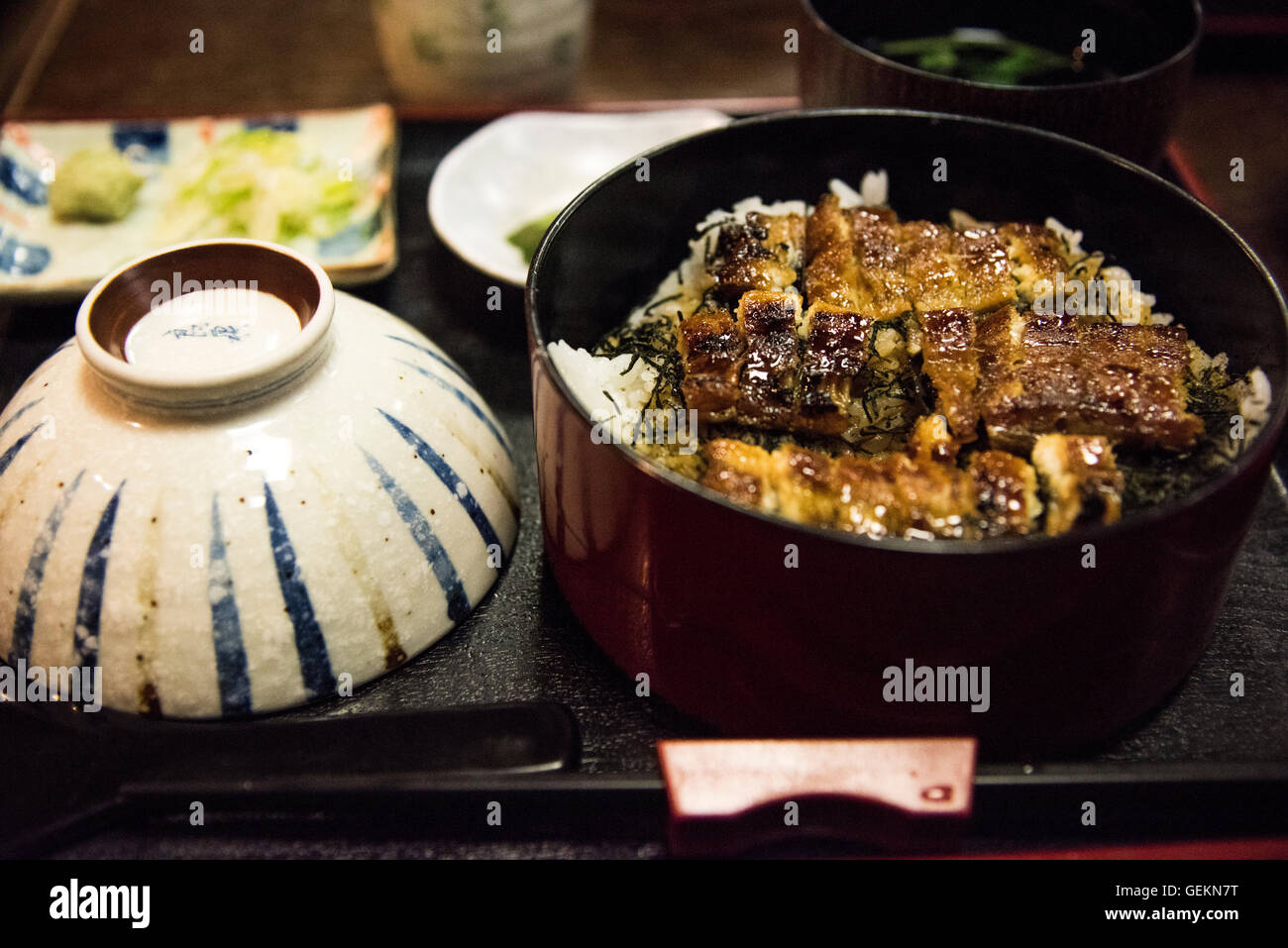 Hitsumabushi meal, Nagoya City, Aichi Prefecture, Japan Stock Photo - Alamy