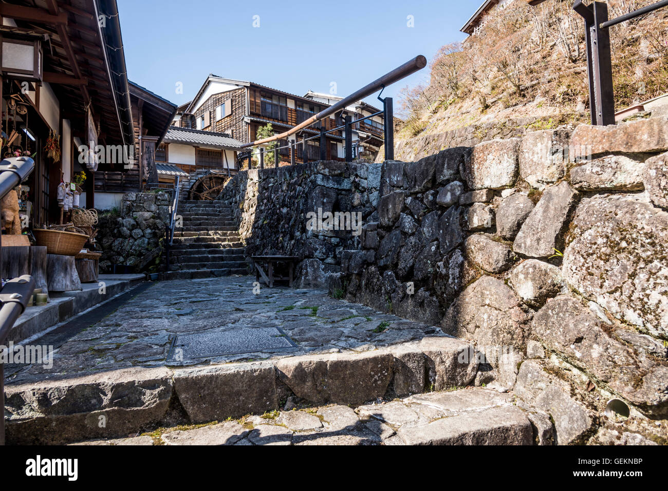 Magome-juku, Nakatsugawa City, Gifu Prefecture, Japan Stock Photo - Alamy