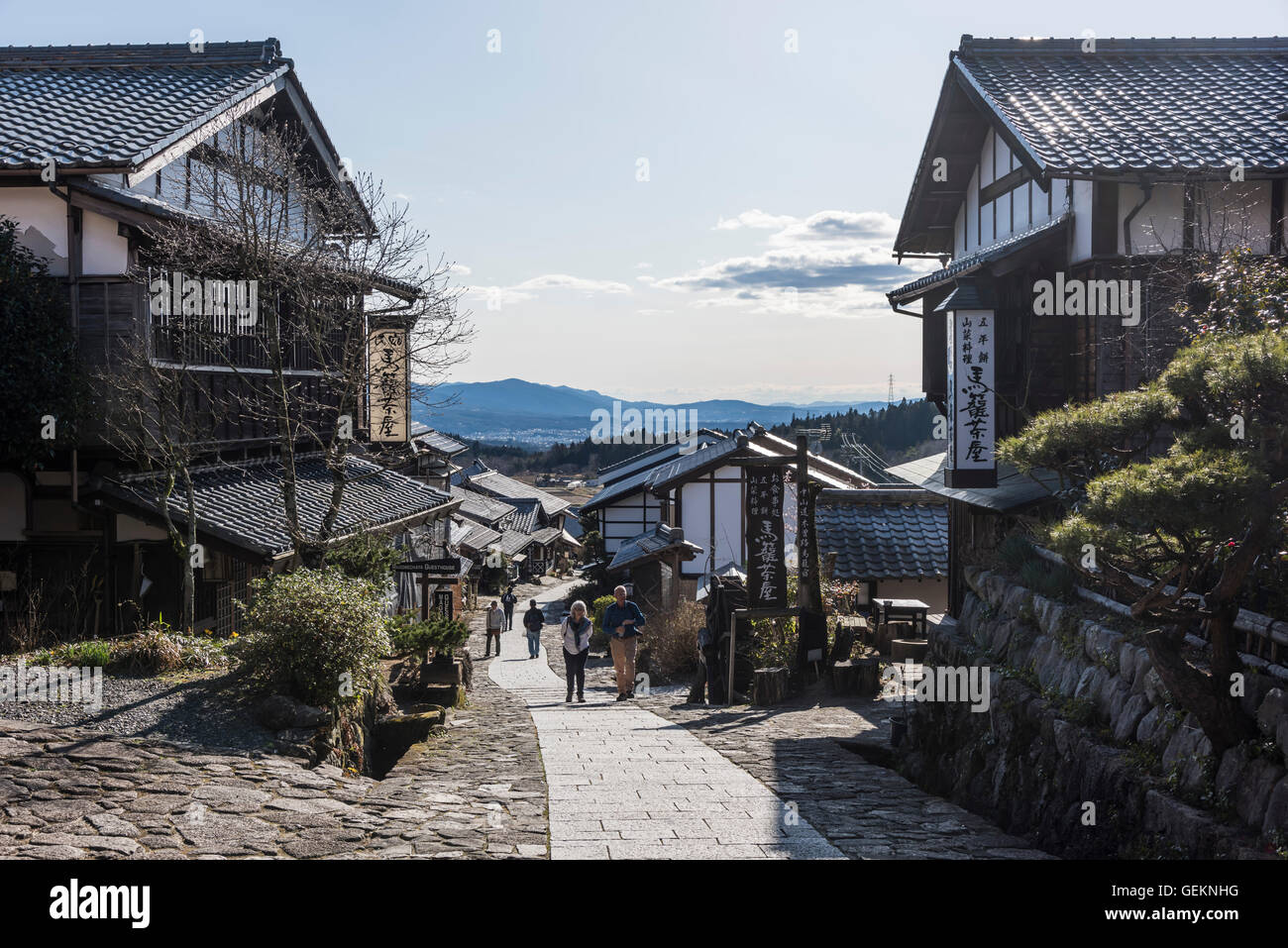Magome-juku, Nakatsugawa City, Gifu Prefecture, Japan Stock Photo - Alamy