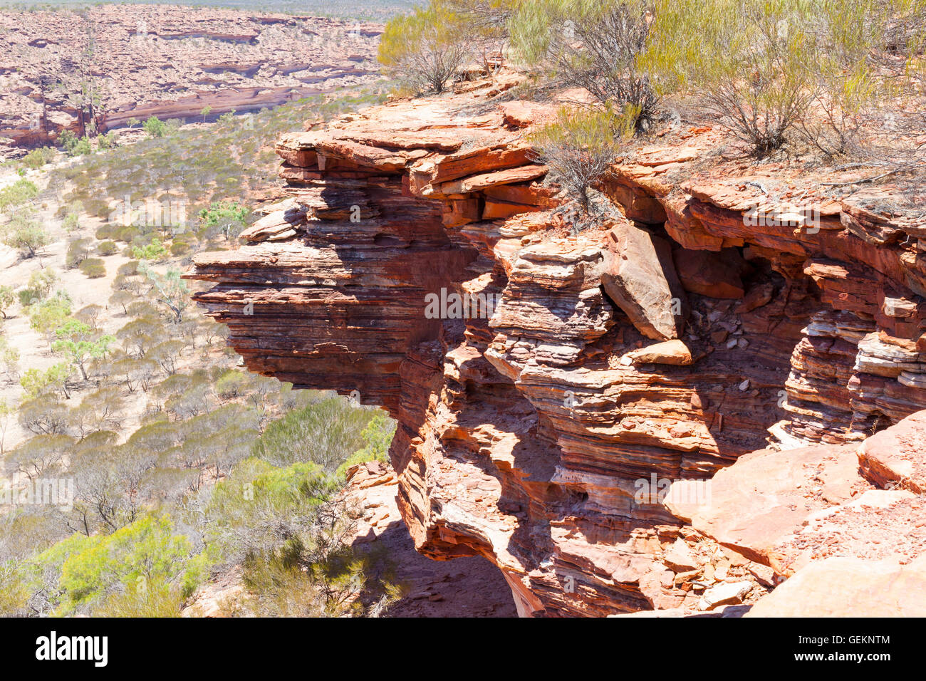 Kalbarri national Park. Natures Window Area Stock Photo - Alamy