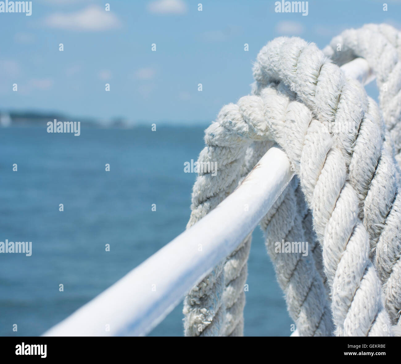 white robes on the boat Stock Photo - Alamy