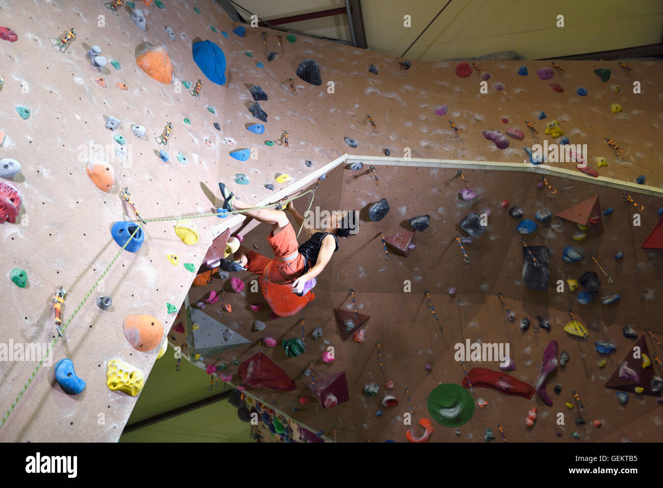 Japanese climbing athlete in hi-res stock photography and images - Alamy