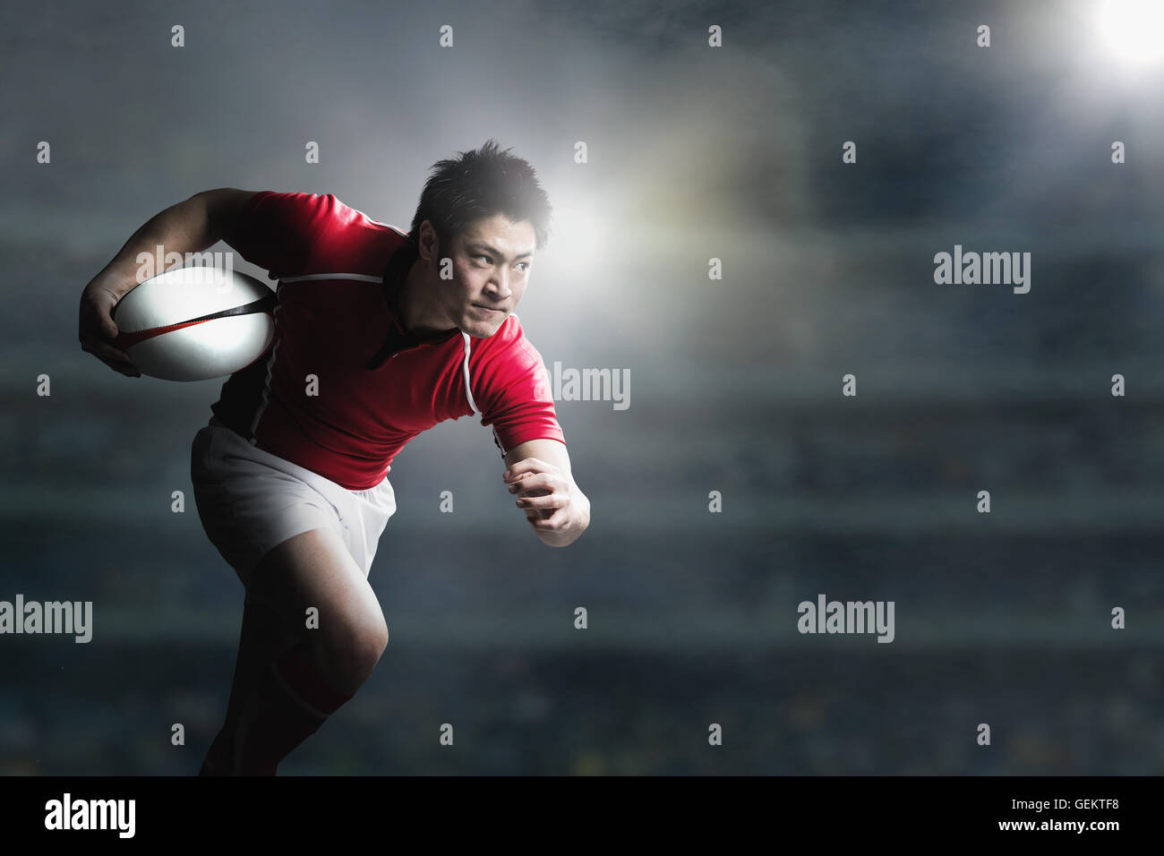 Rugby player running hi-res stock photography and images - Alamy