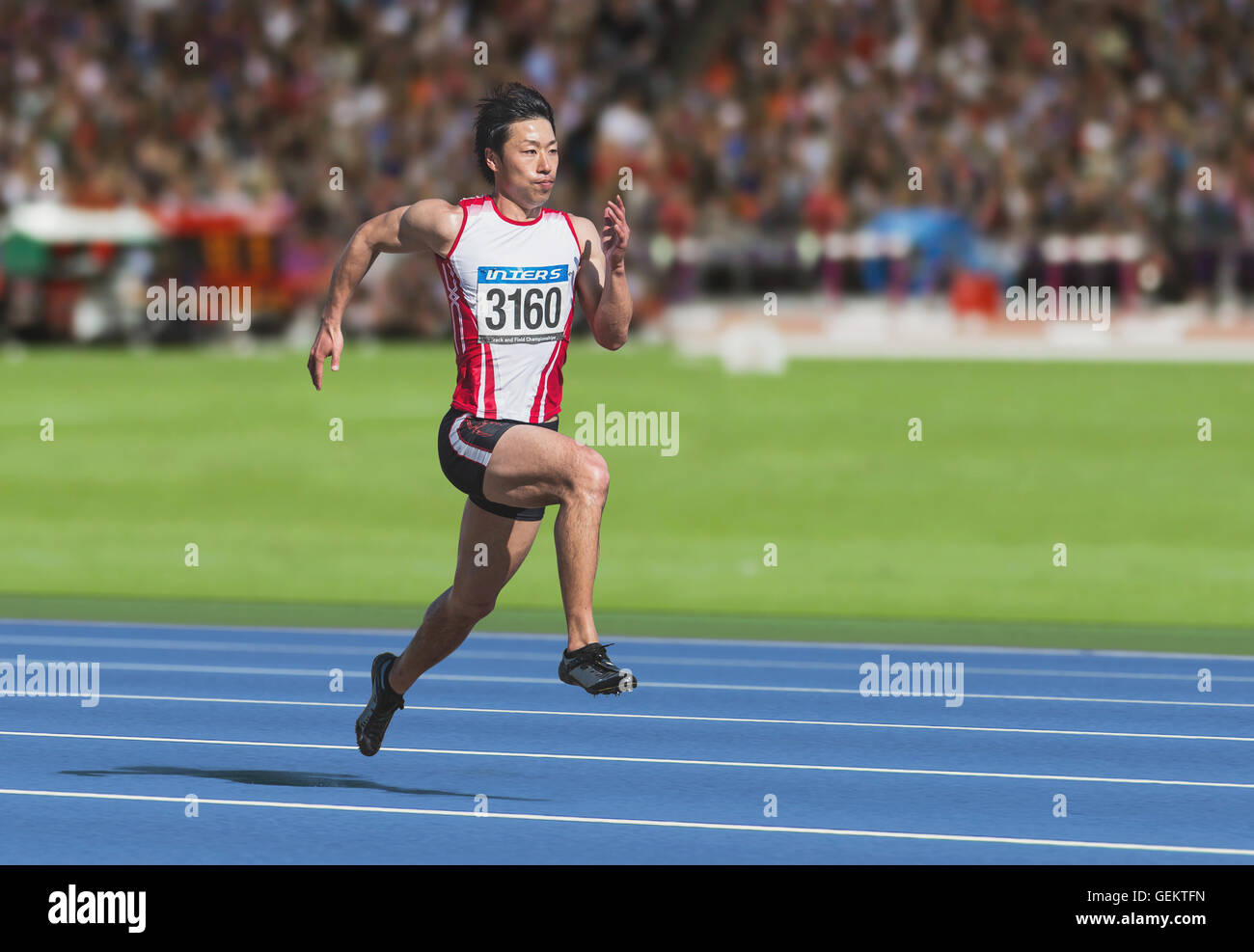Athlete running hi-res stock photography and images - Alamy
