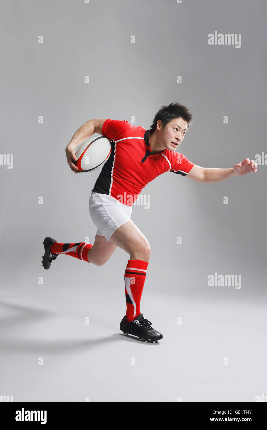 Rugby player running hi-res stock photography and images - Alamy