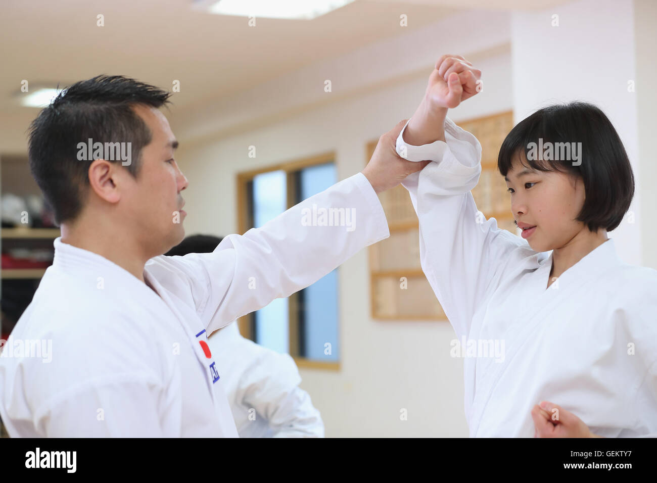 Japanese kids karate class hi-res stock photography and images - Alamy