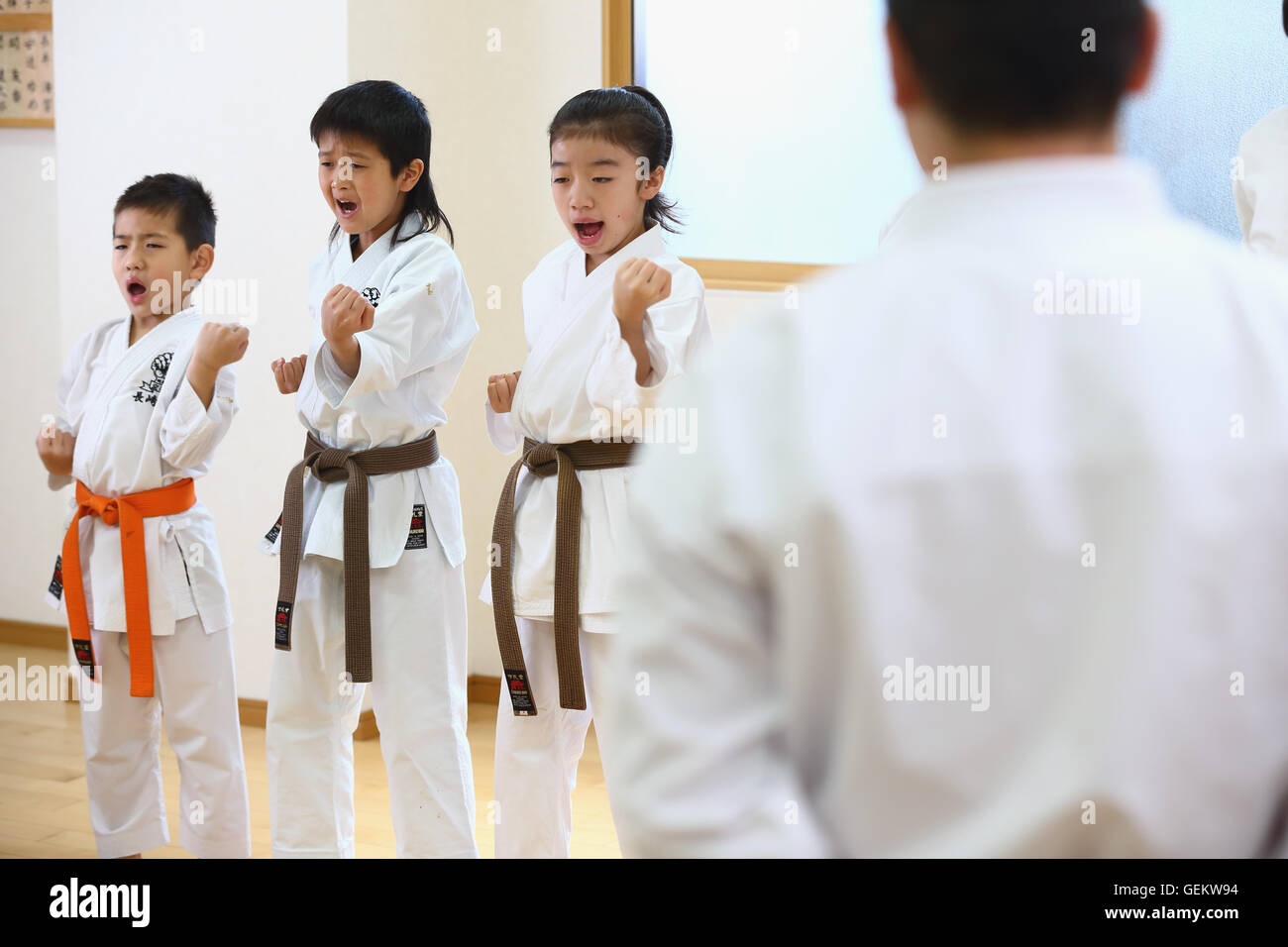 Karate class hi-res stock photography and images - Alamy