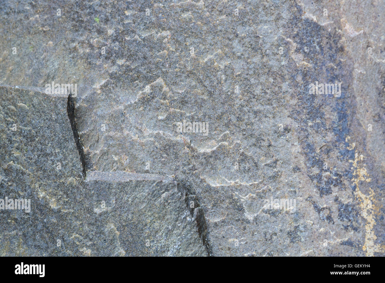 Close-up of pattern and texture in a large rock Stock Photo - Alamy