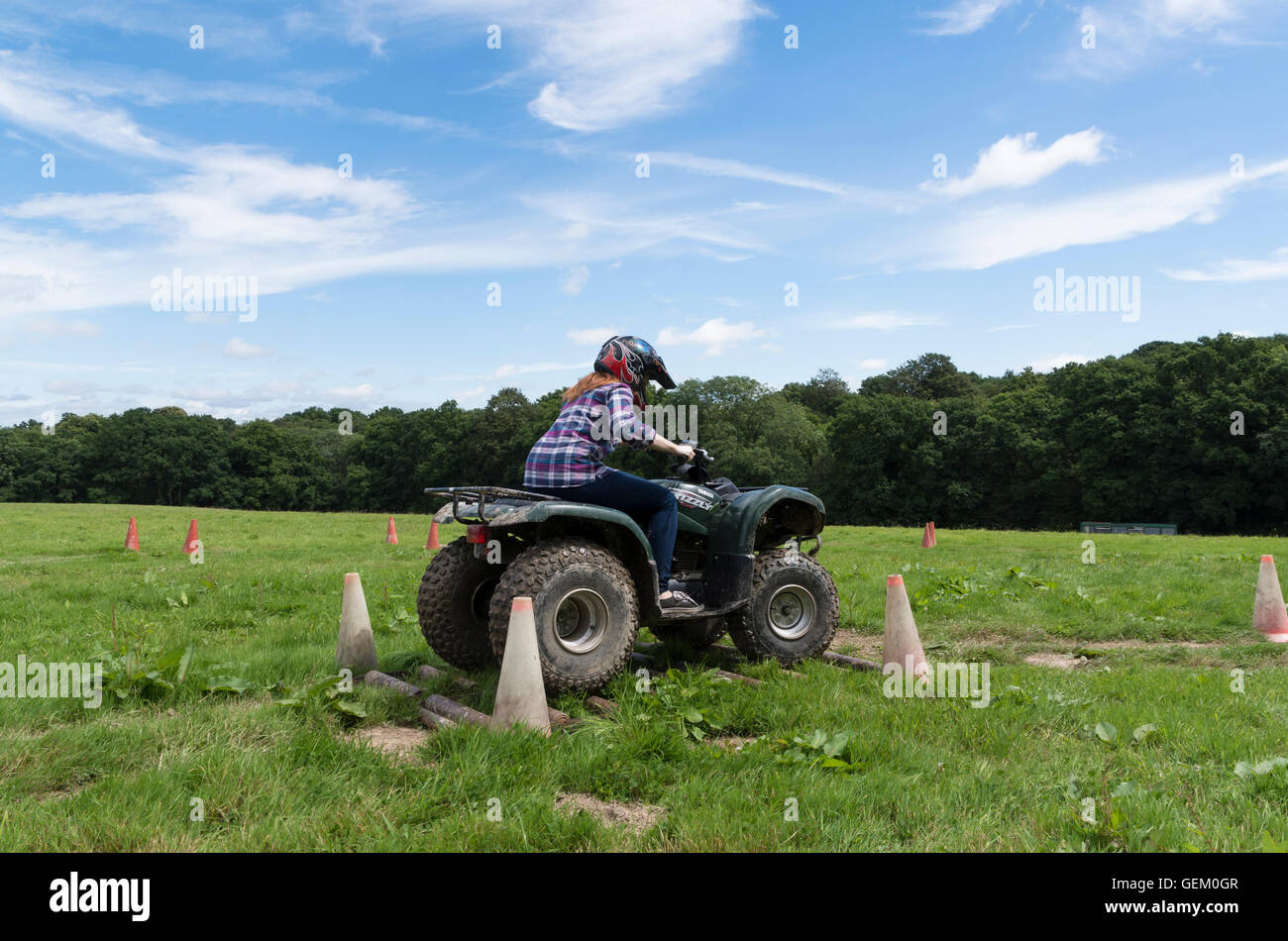 Riding a quadbike hi-res stock photography and images - Alamy