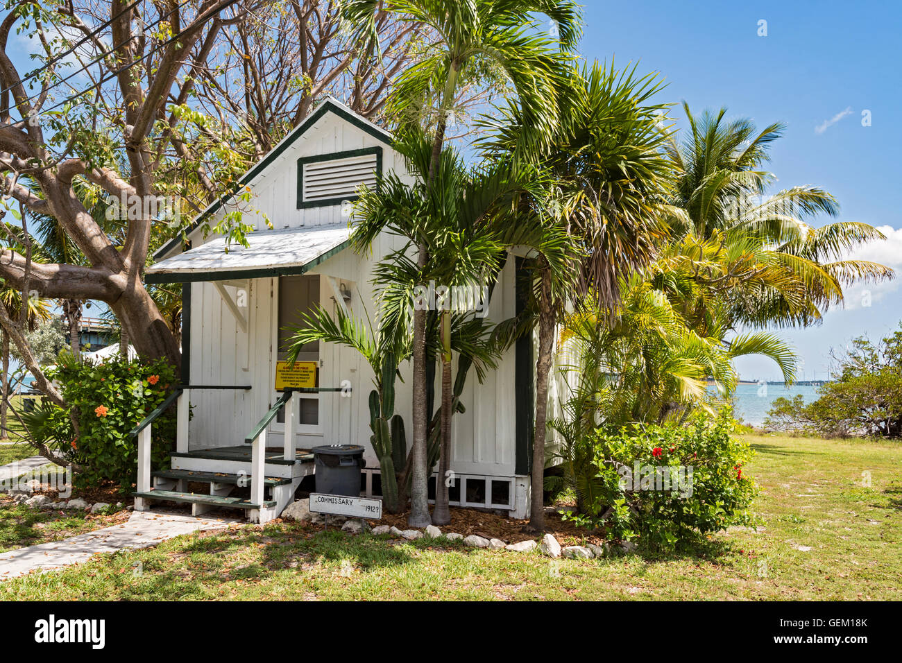 Florida, Pigeon Key Historic District, Commissary circa 1912 Stock ... Florida, Pigeon Key Historic District, Commissary circa 1912 Stock ...
