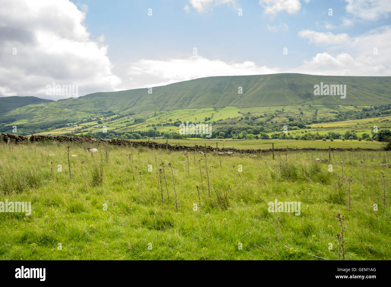 Edale Valley England, Derbyshire Stock Photo - Alamy