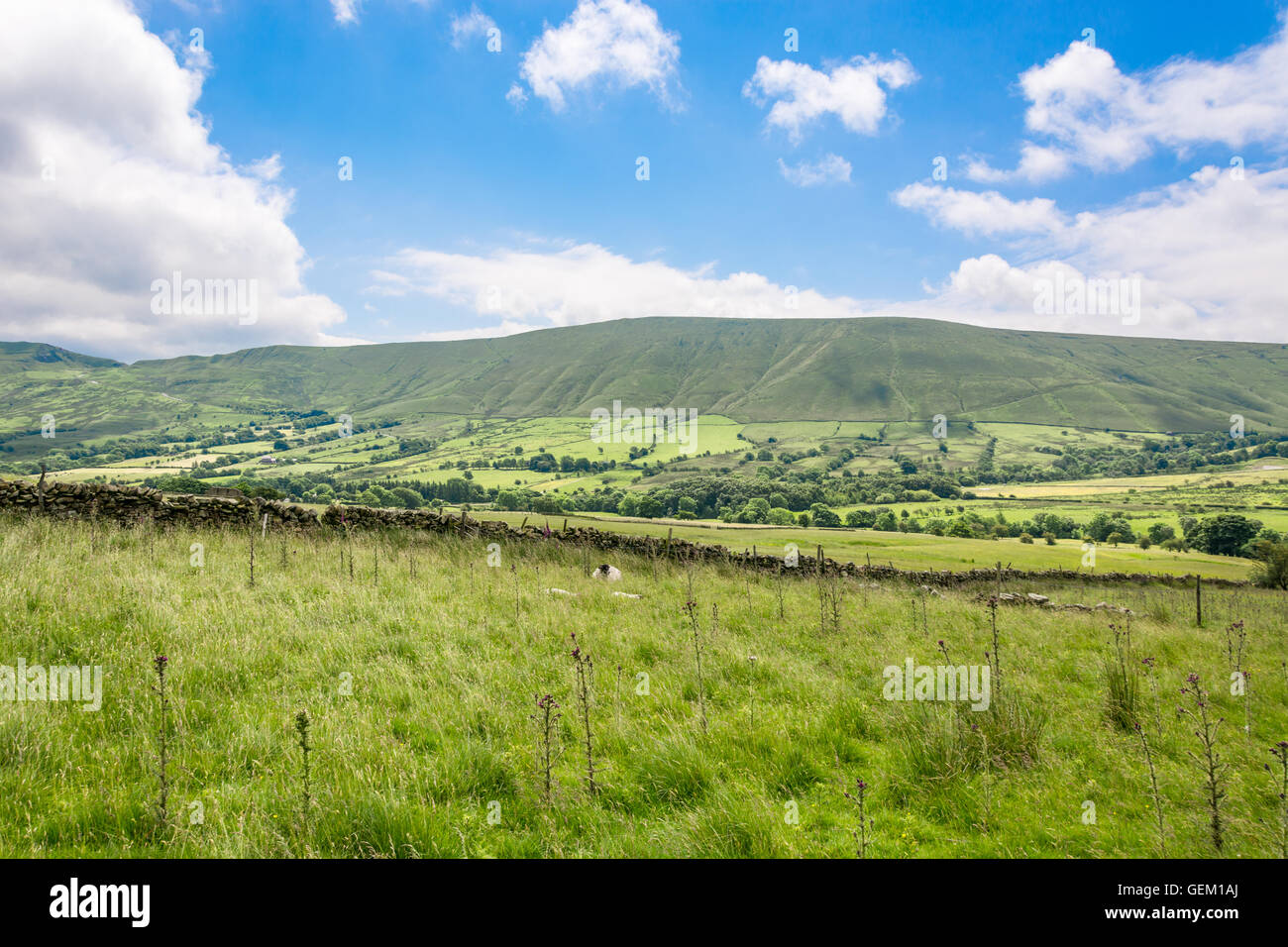 Peak district Landscape,Edale England Stock Photo - Alamy