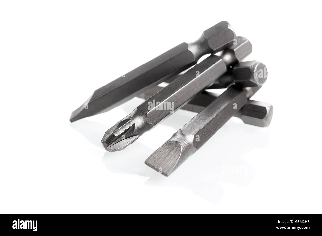closeup many type of screwdriver head Stock Photo - Alamy