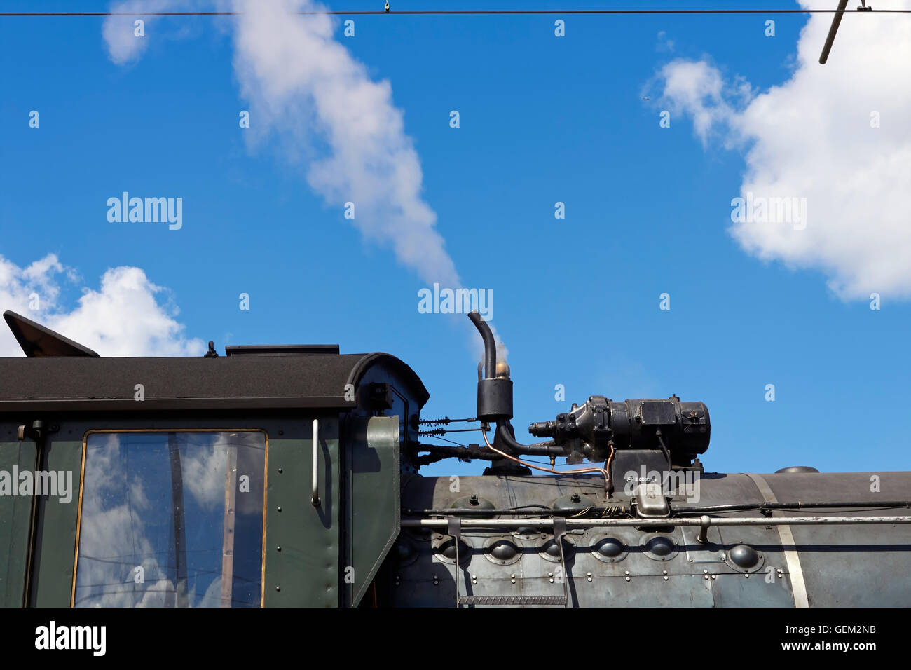 Finnish Hr1-class "Ukko-Pekka" steam engine locomotive 1009 ...