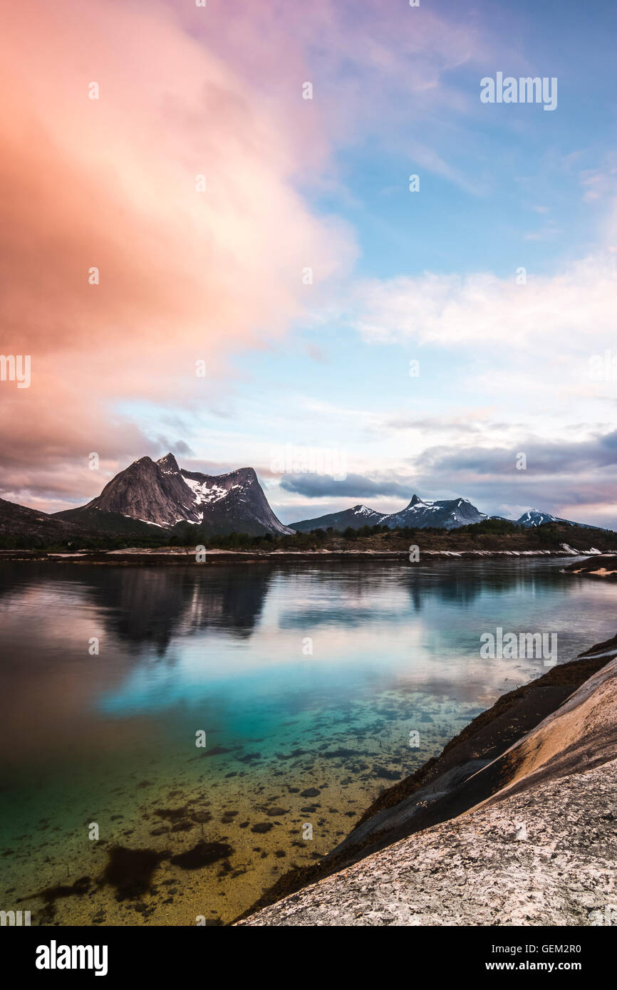 Seaside in Tysfjord, Norway Stock Photo - Alamy