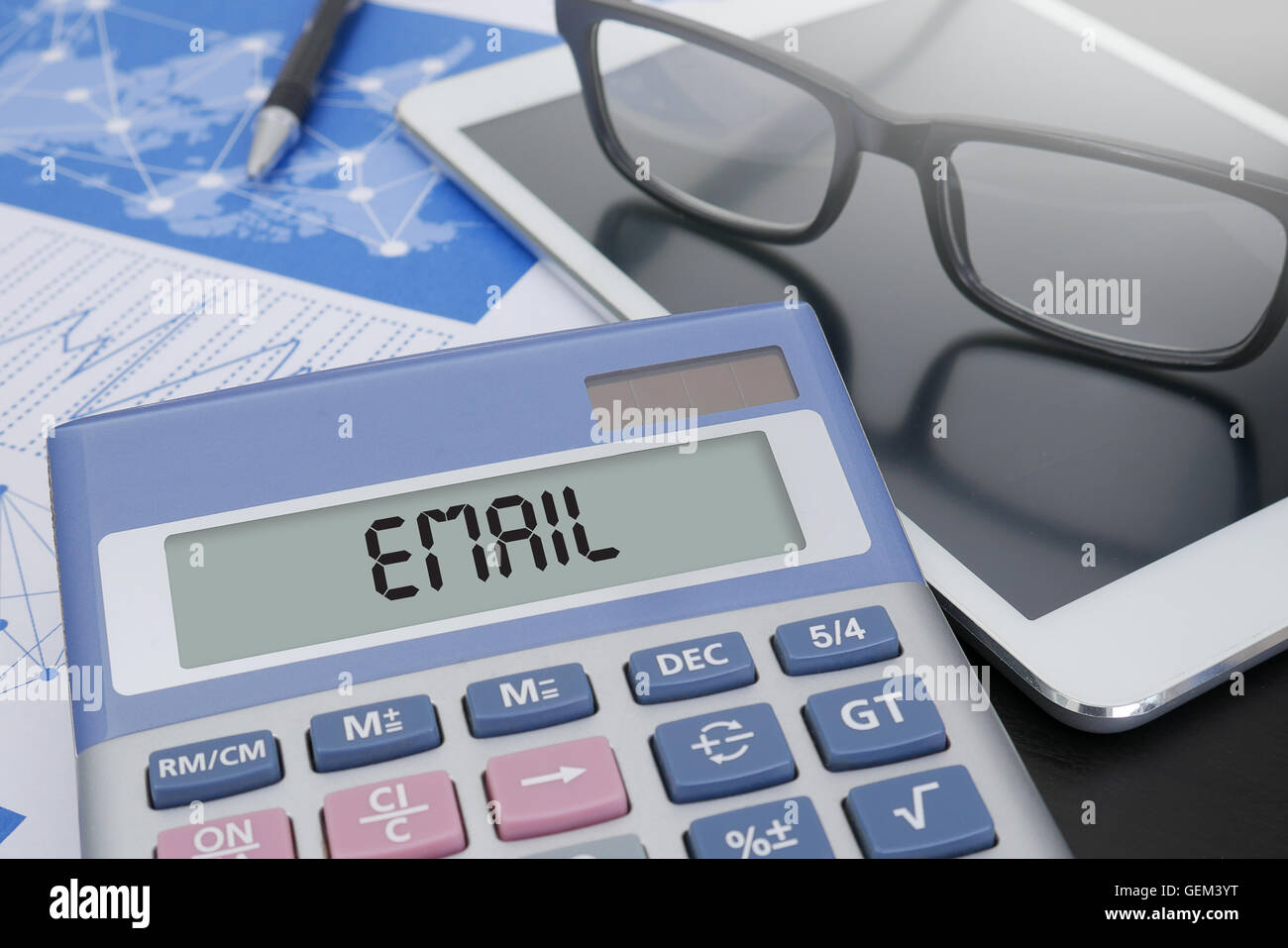 Iphone calculator man holding hi-res stock photography and images - Alamy