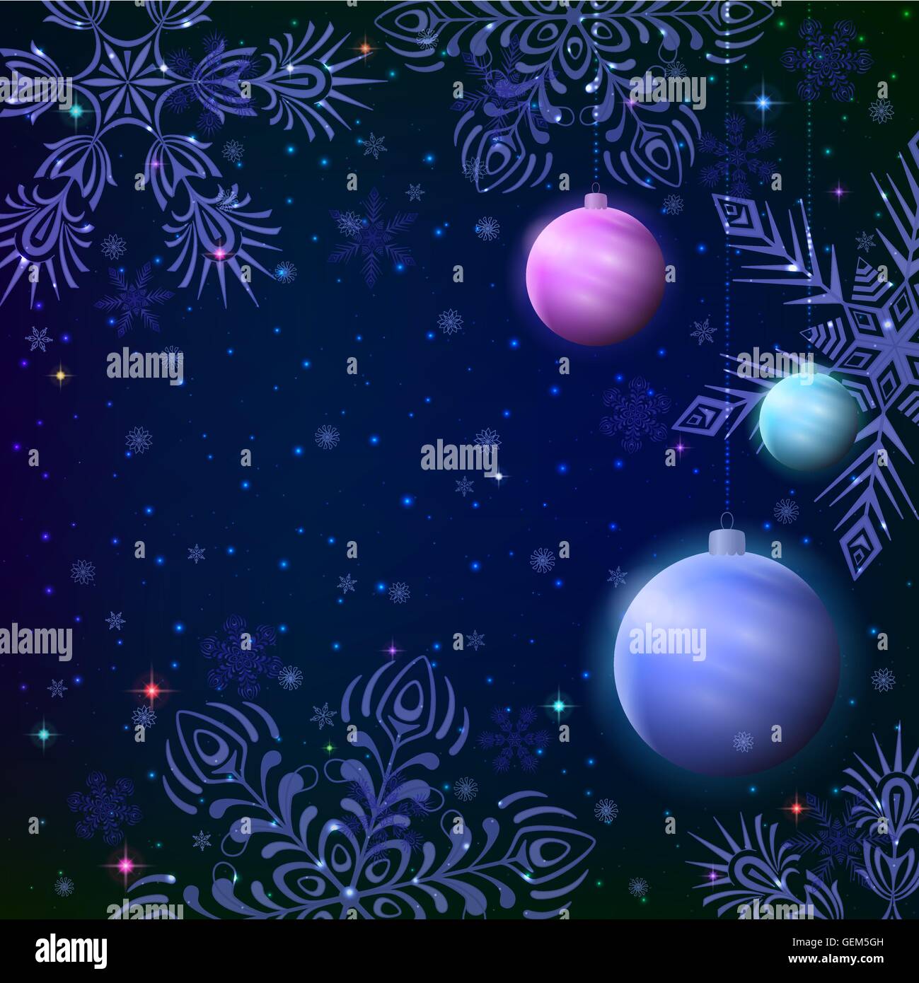 Blue green glass ball view landscape Stock Vector Images - Alamy