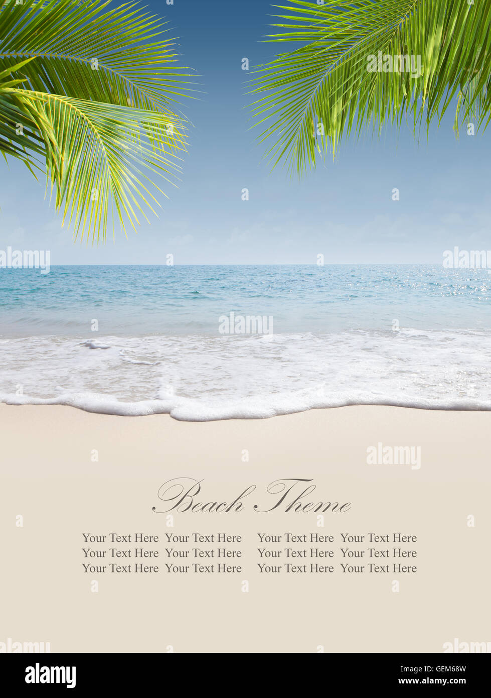 Beach banner hi-res stock photography and images - Alamy