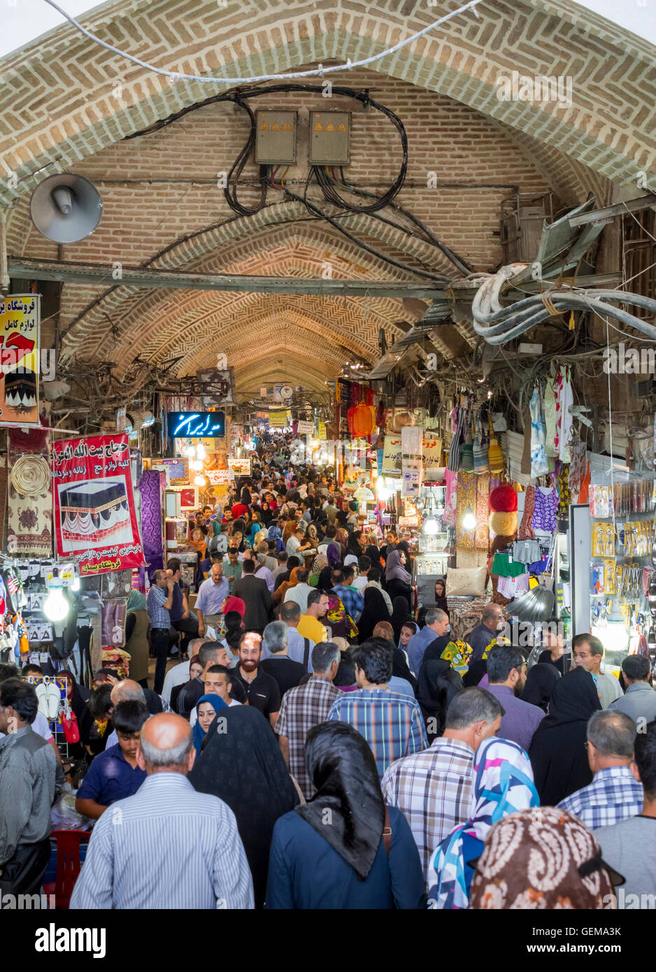 People in Tehran bazar, Iran Stock Photo - Alamy