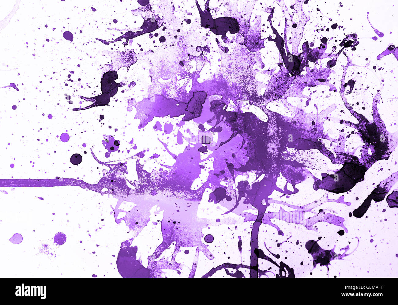 abstract violet color background from water color with splash Stock ...