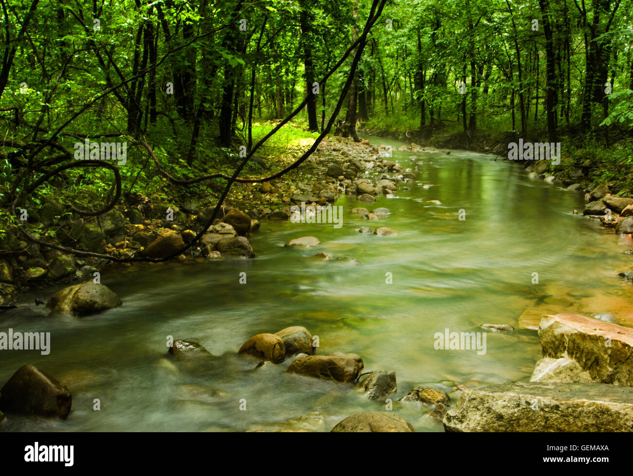 Beautiful flowing water Stock Photo - Alamy