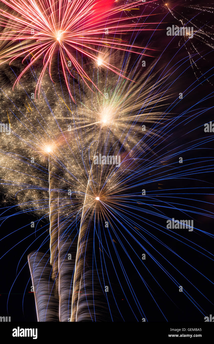 Fourth of July fireworks Stock Photo - Alamy