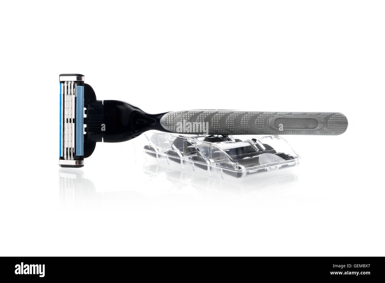 Razor blade new Cut Out Stock Images & Pictures - Alamy