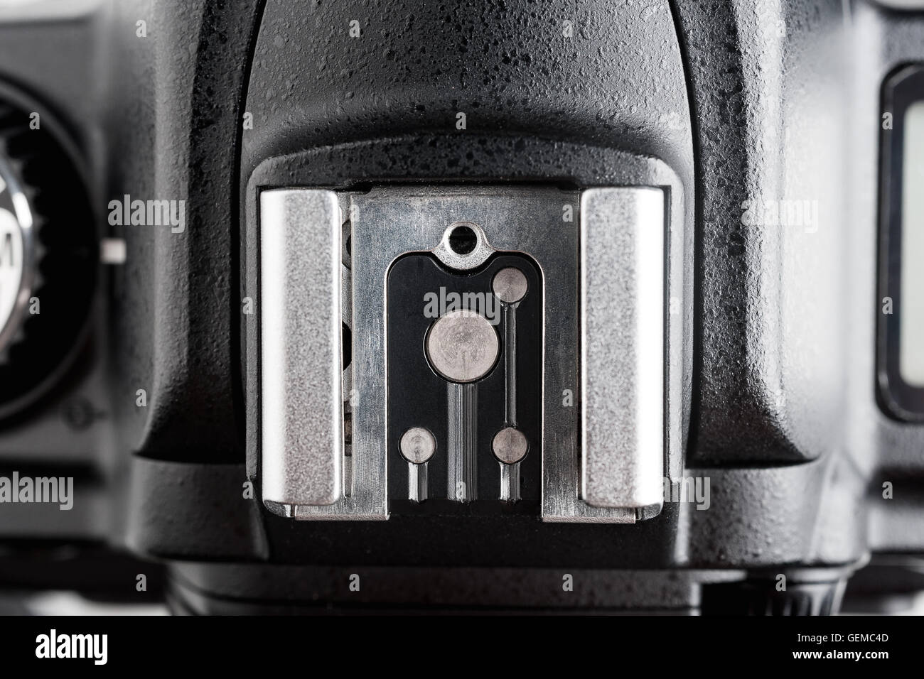 closeup details of professional digital camera Stock Photo - Alamy