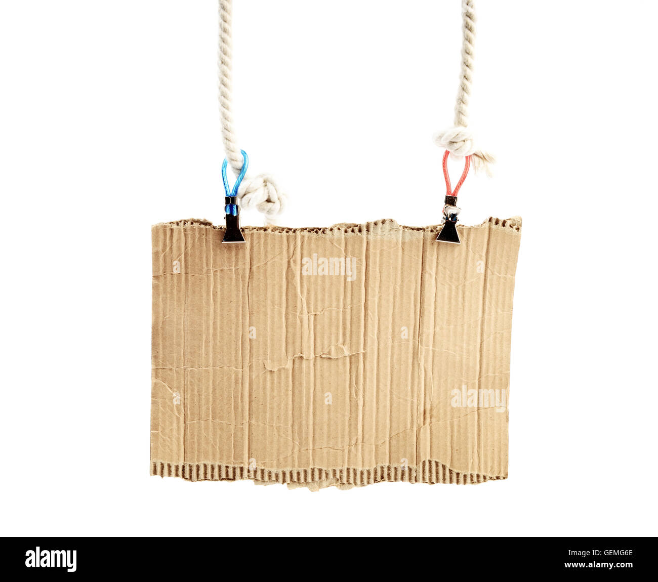 Cardboard place text Cut Out Stock Images & Pictures - Alamy