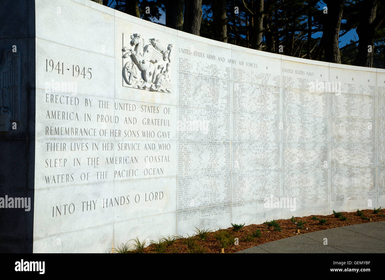 World war ii memorial san hi-res stock photography and images - Alamy