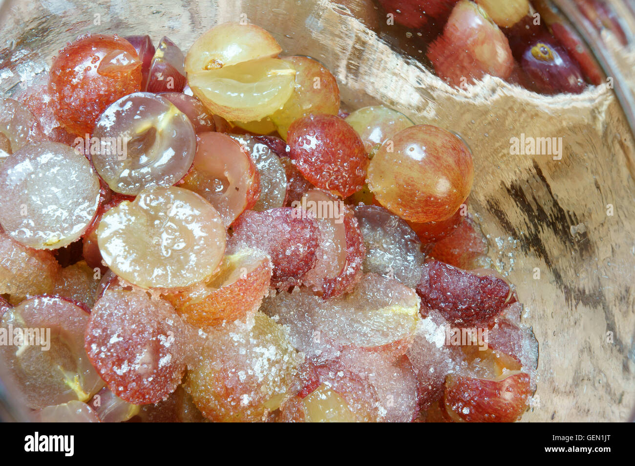 Fermentation of the sugar from grapes hi-res stock photography and ...
