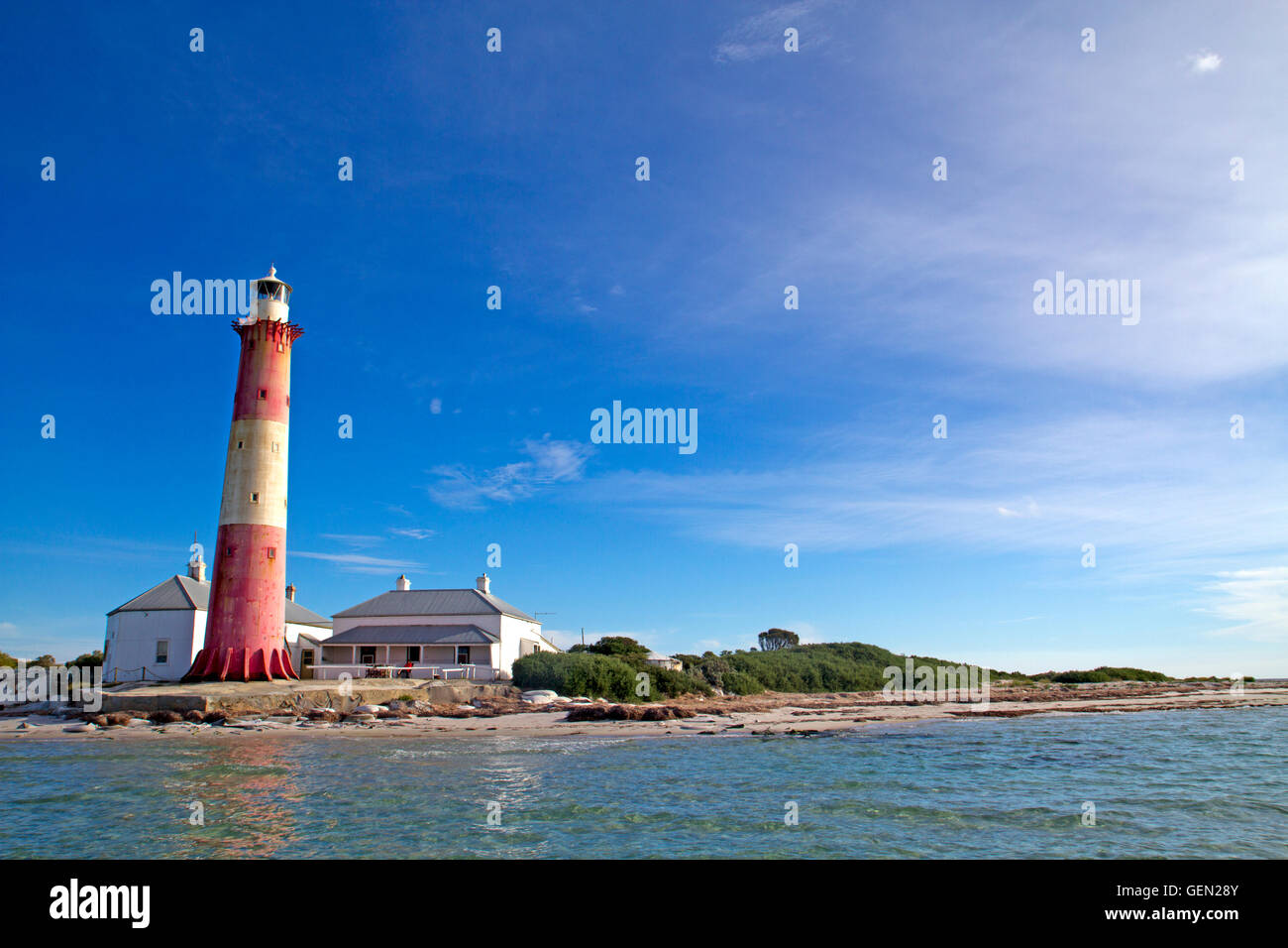 Troubridge Island lighthouse Stock Photo - Alamy