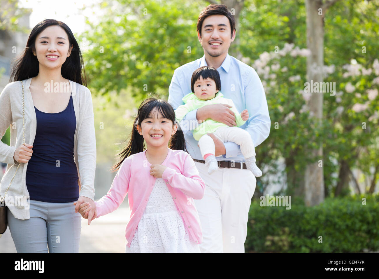 Happy Chinese Family