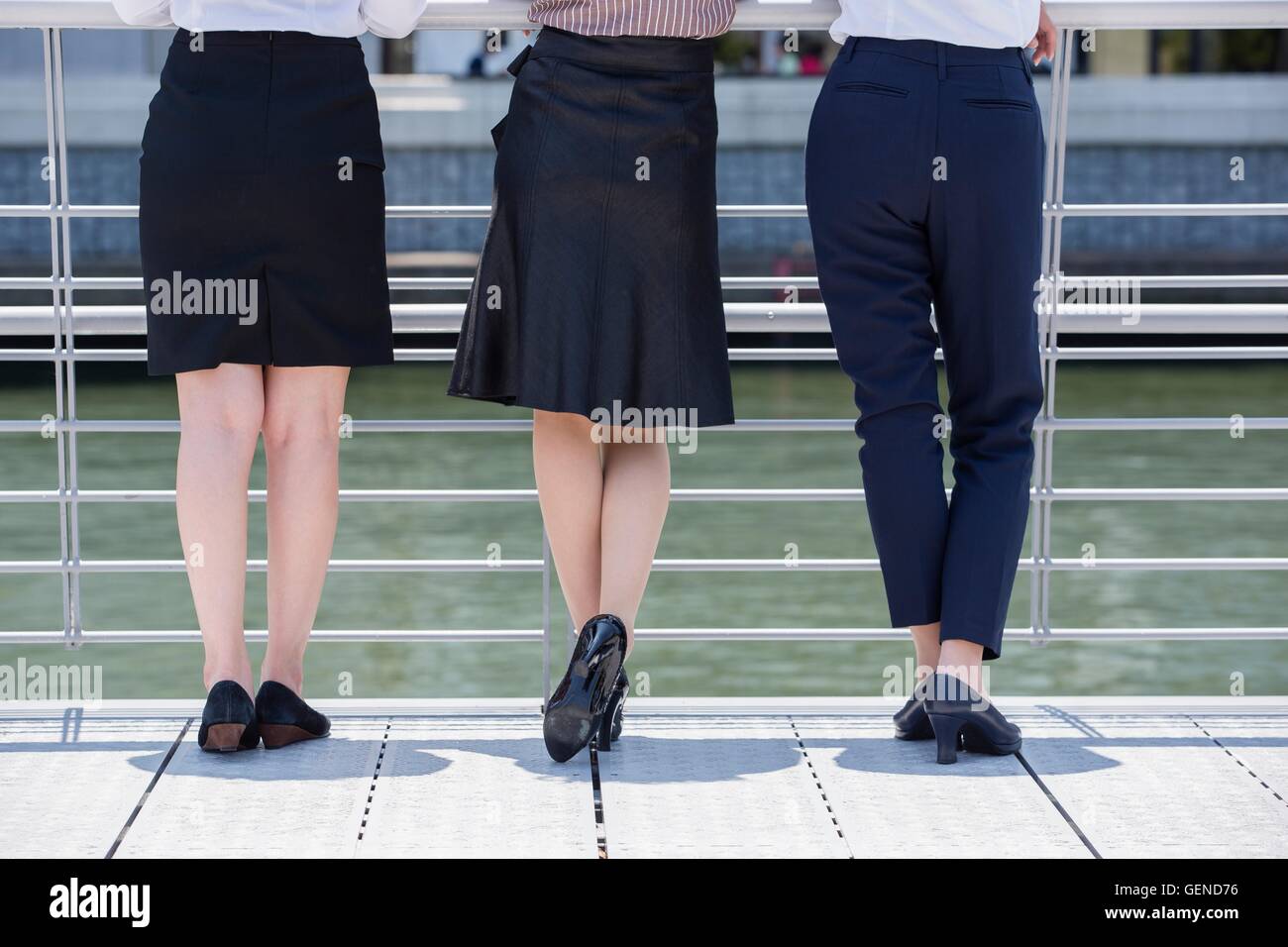 Business women standing outside Stock Photo - Alamy