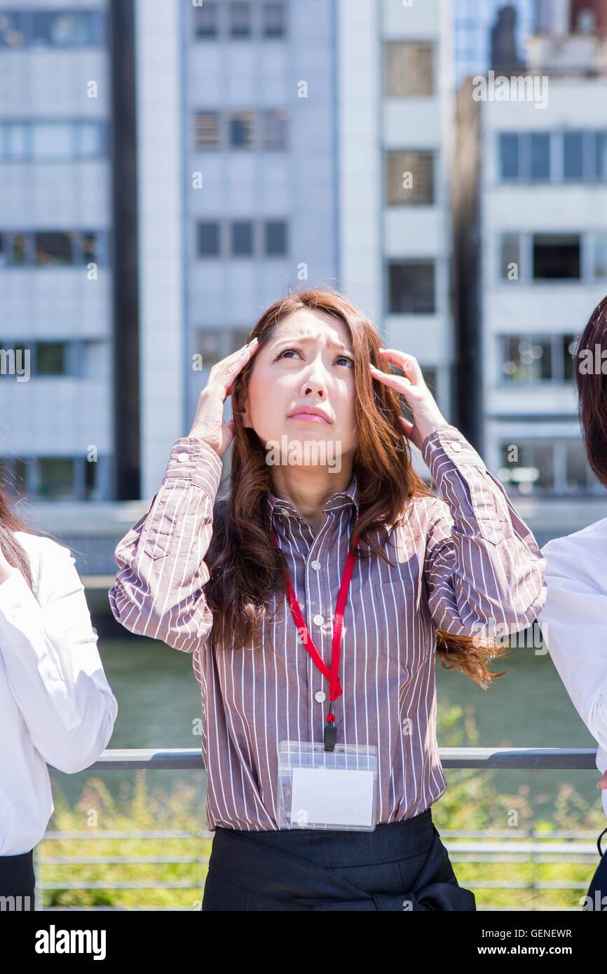 Business women being worried Stock Photo - Alamy
