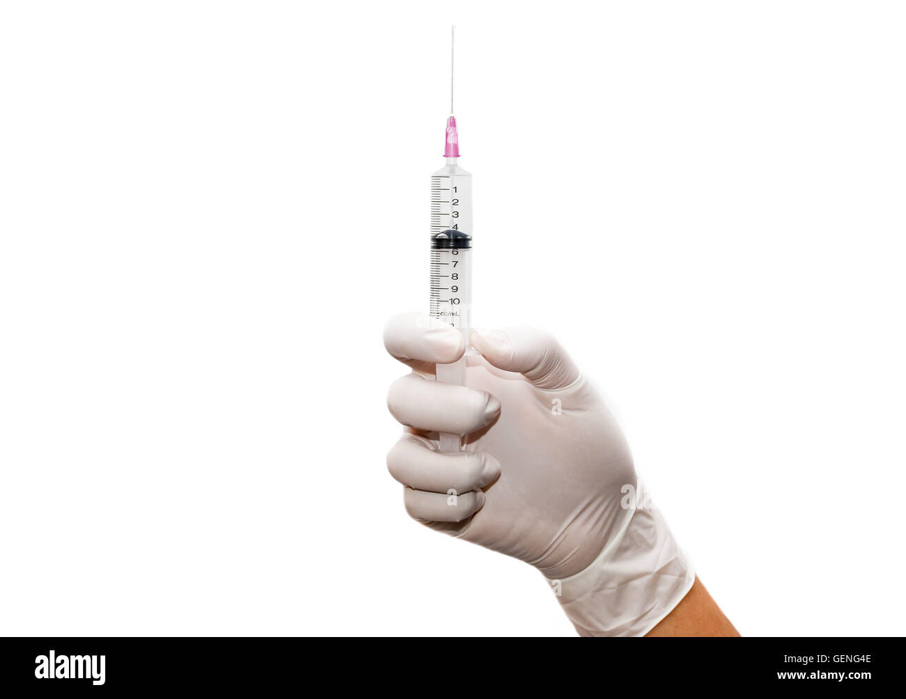 Doctor preparing a syringe for injection Stock Photo - Alamy