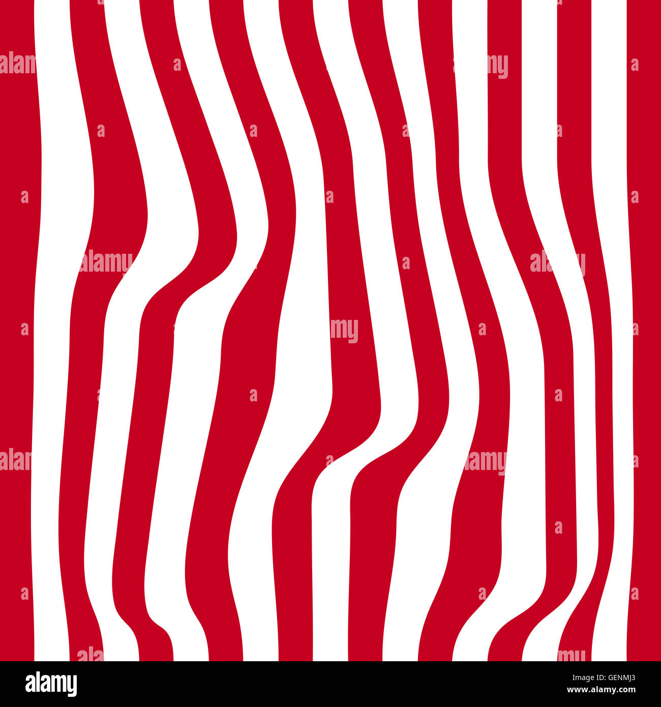 Striped abstract background. red and white zebra print. illustration ...