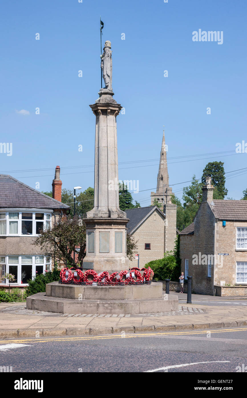 War Memorial, Burton Latimer, Northamptonshire Stock Photo - Alamy