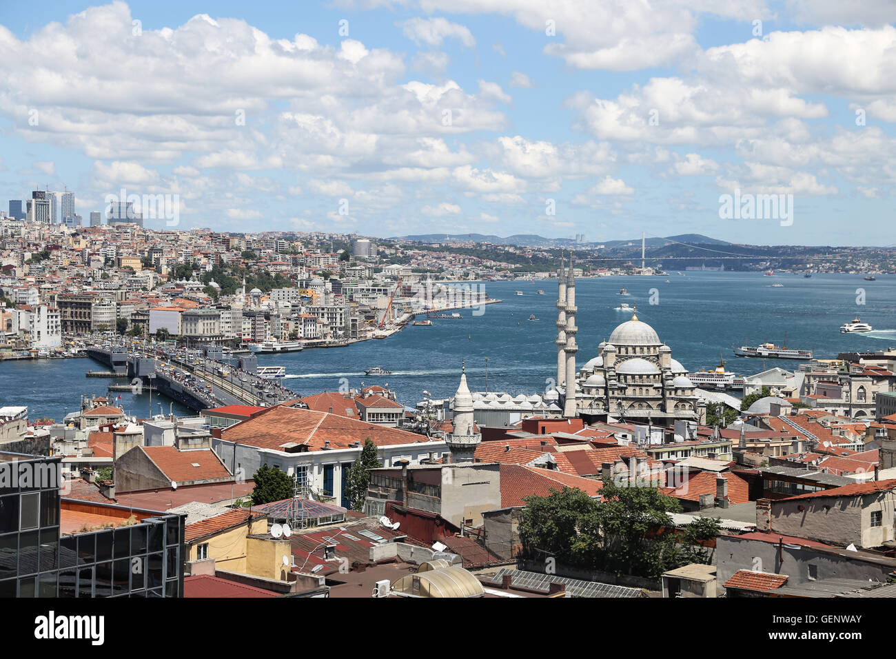 Bosphorus Strait and Istanbul City in Turkey Stock Photo - Alamy