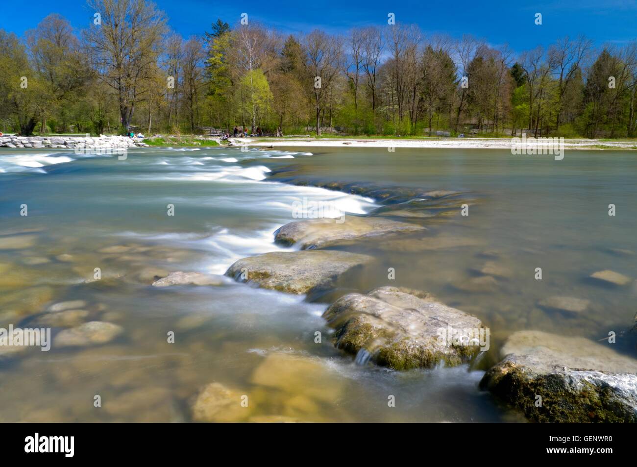 River Isar, Bavaria Stock Photo - Alamy