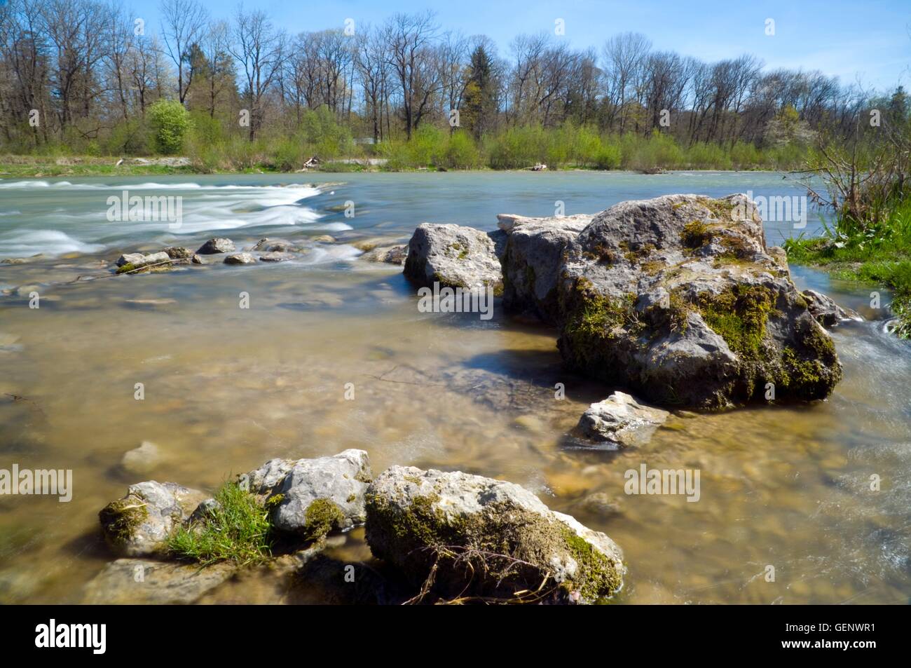 River Isar, Bavaria Stock Photo - Alamy