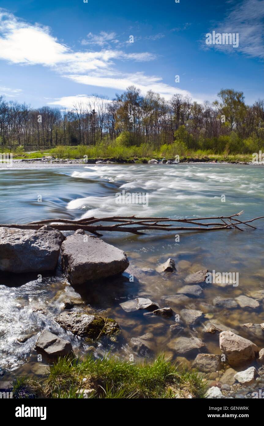River Isar, Bavaria Stock Photo - Alamy