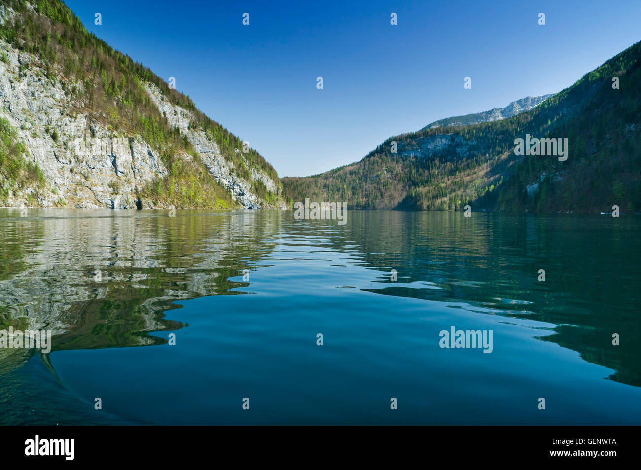 Koenigssee (lake), Berchtesgaden Alps Stock Photo - Alamy