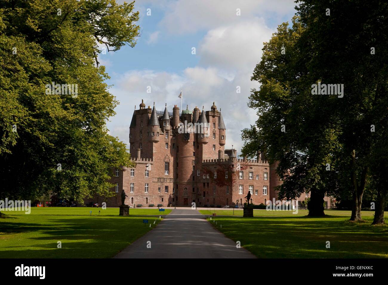 Angus Glamis Castle, Scotland Stock Photo - Alamy