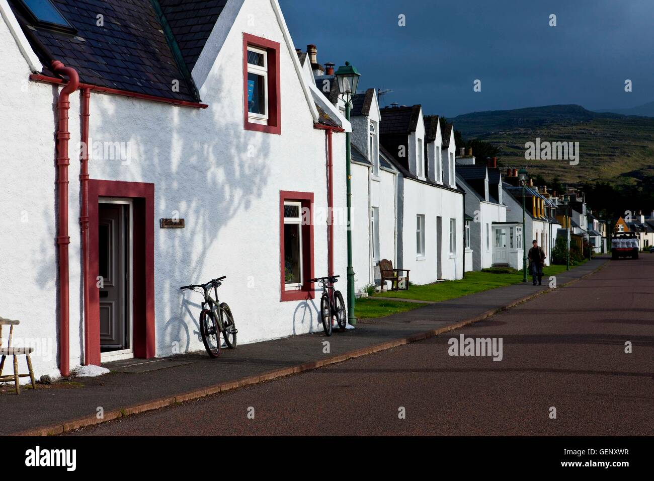 Village in Wester Ross, Scotland Stock Photo - Alamy