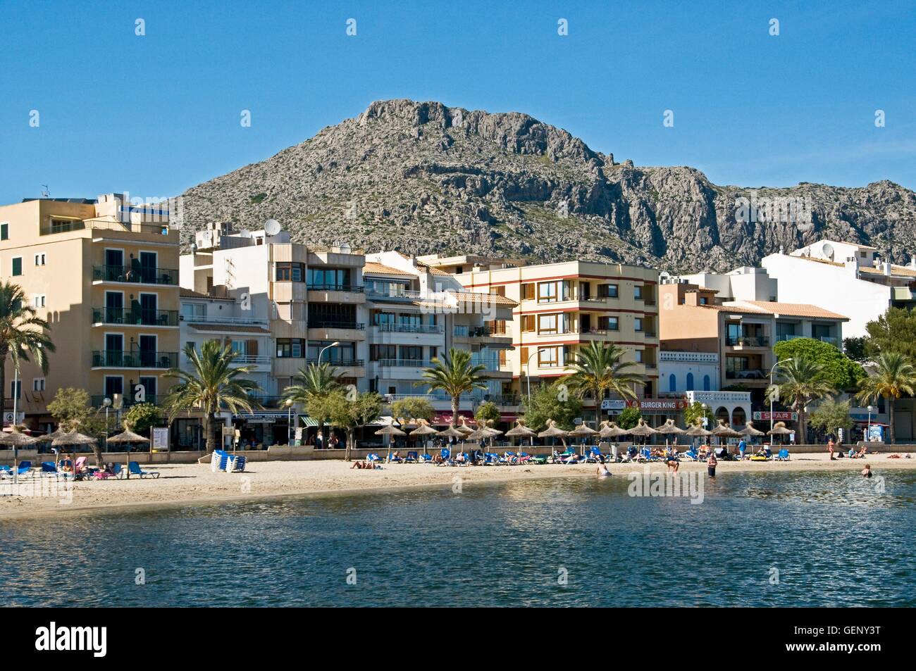 Port de Pollenca, Majorca Stock Photo - Alamy