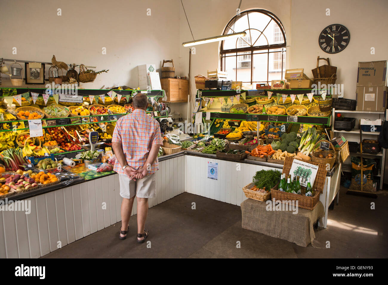 UK, England, Devon, Sidmouth, Old Fore Street, Market Square, Sidmouth ...
